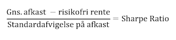 Hvad er Sharpe Ratio? | Nordnet