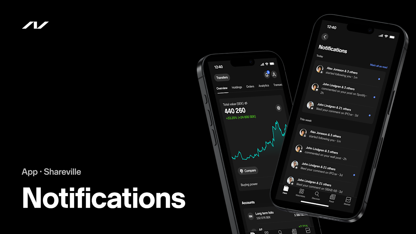 Senaste uppdateringarna i App & Webb | Nordnet